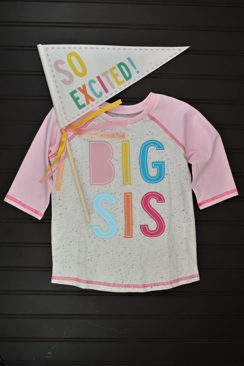 Big Sis Shirt and Pennant Set – T.Noelle